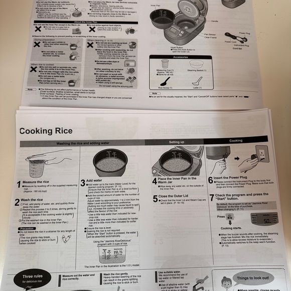 Panasonic | Kitchen | Panasonic Rice Cake Bun Soup Cooker Srfd6 5 Cup ...